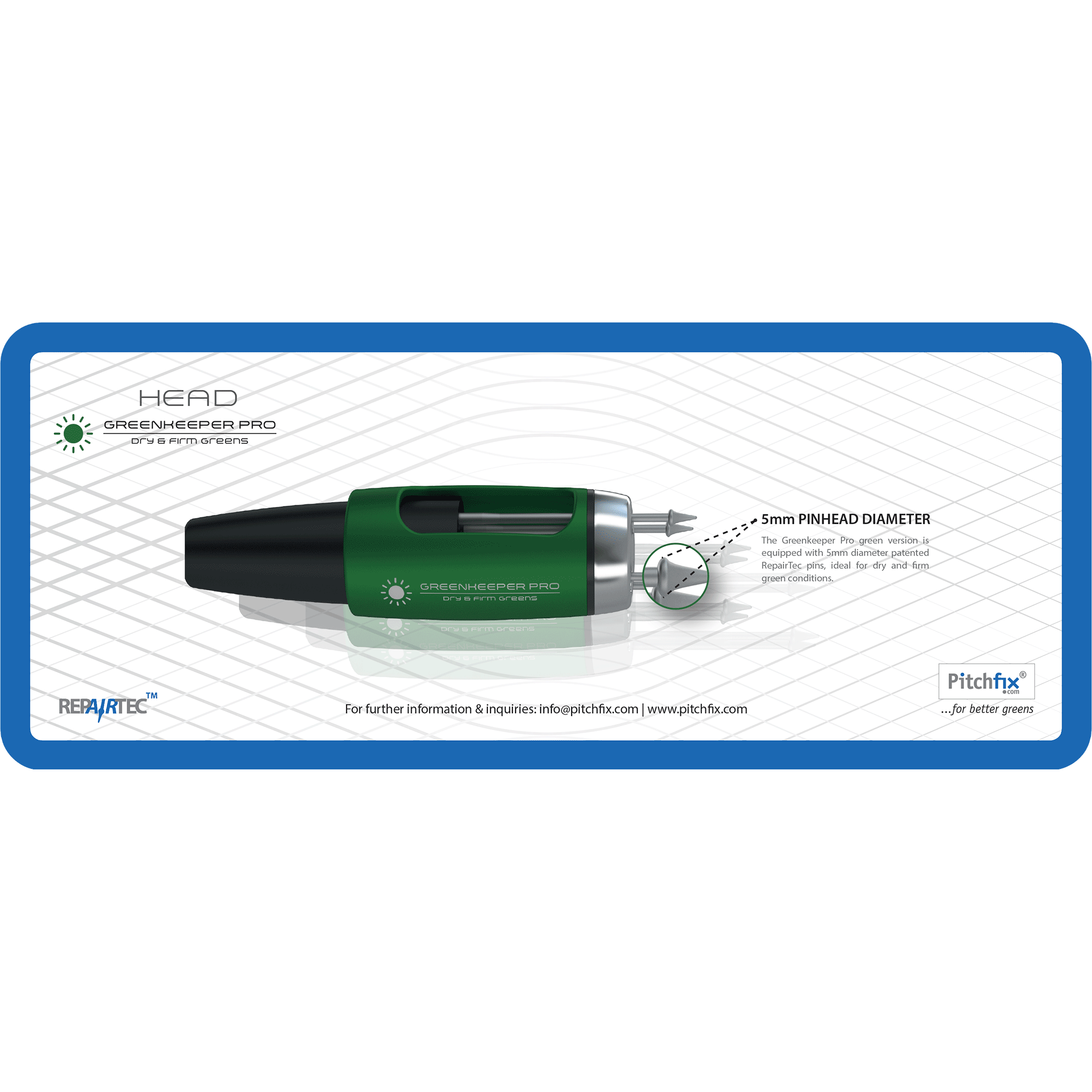 Greenkeeper Pro - Set of 2 – PitchFix - Good for Greens